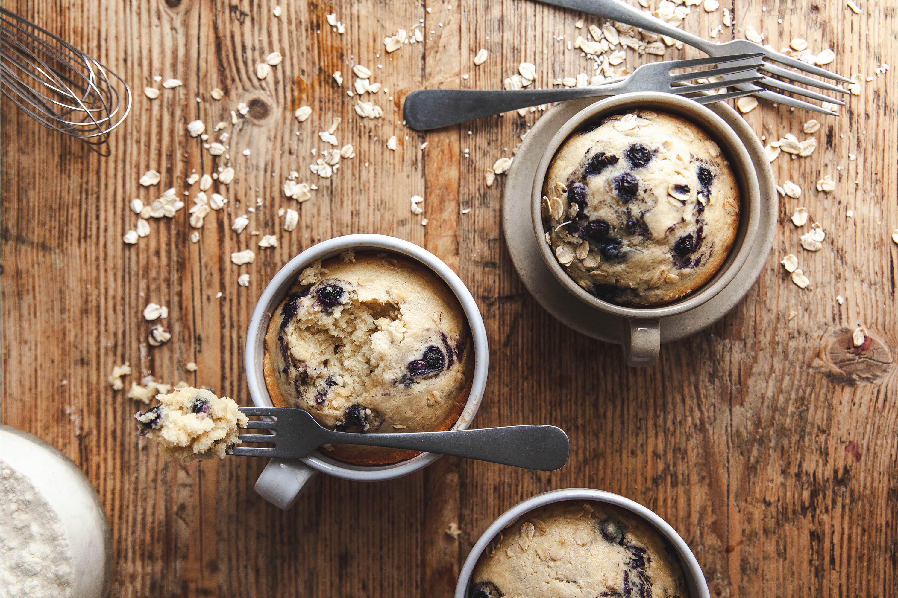 Blueberry Oat Mug Muffin – Farmhouse Pottery