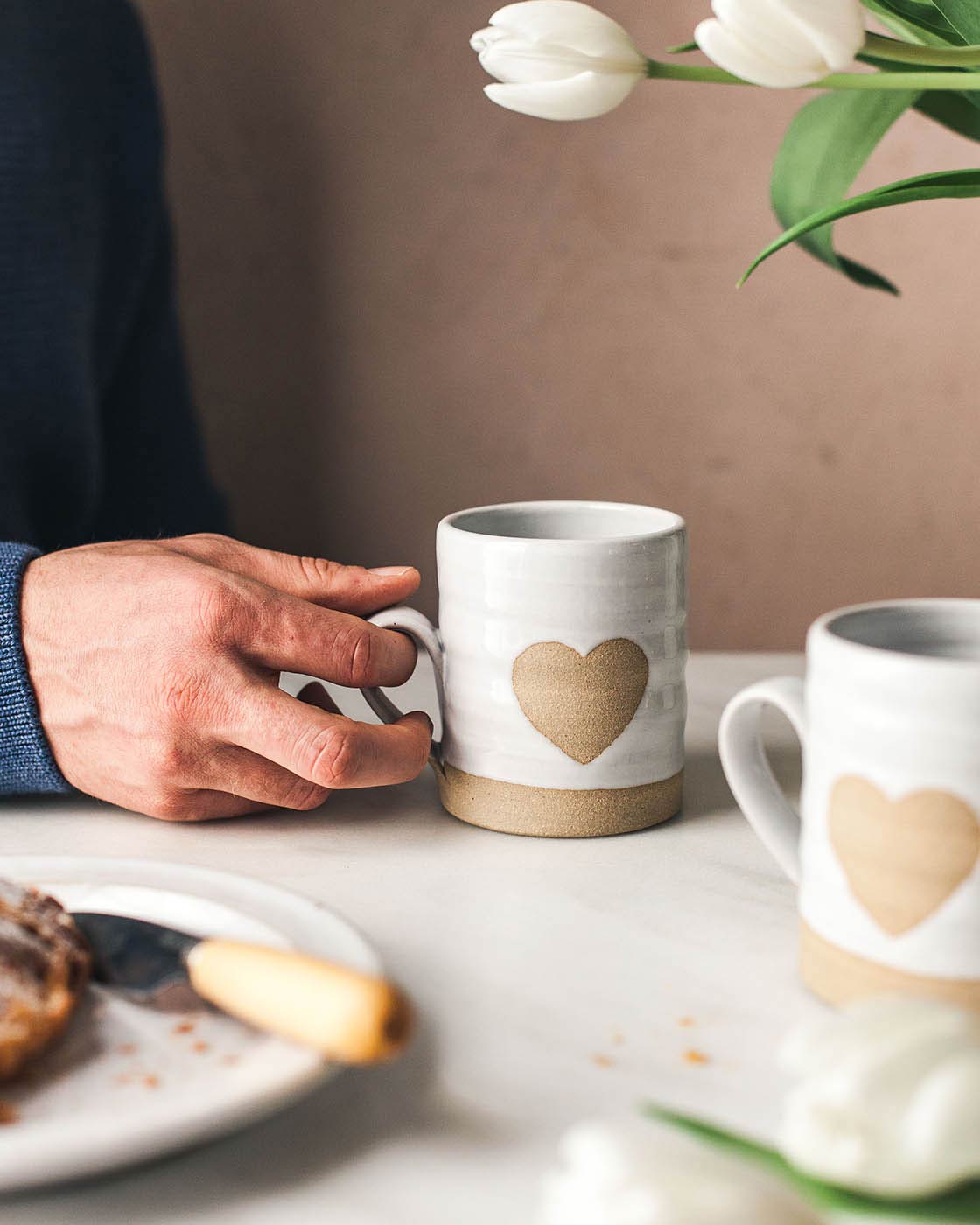 Farmhouse Pottery - Heart Mug Gift Set