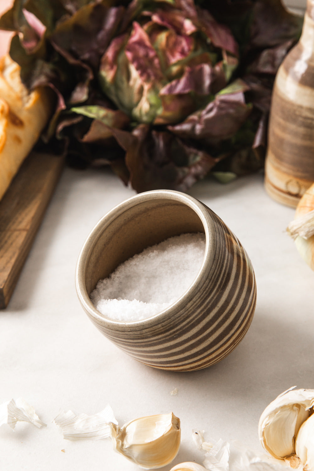 Farmhouse Pottery - marbled-salt-cellar