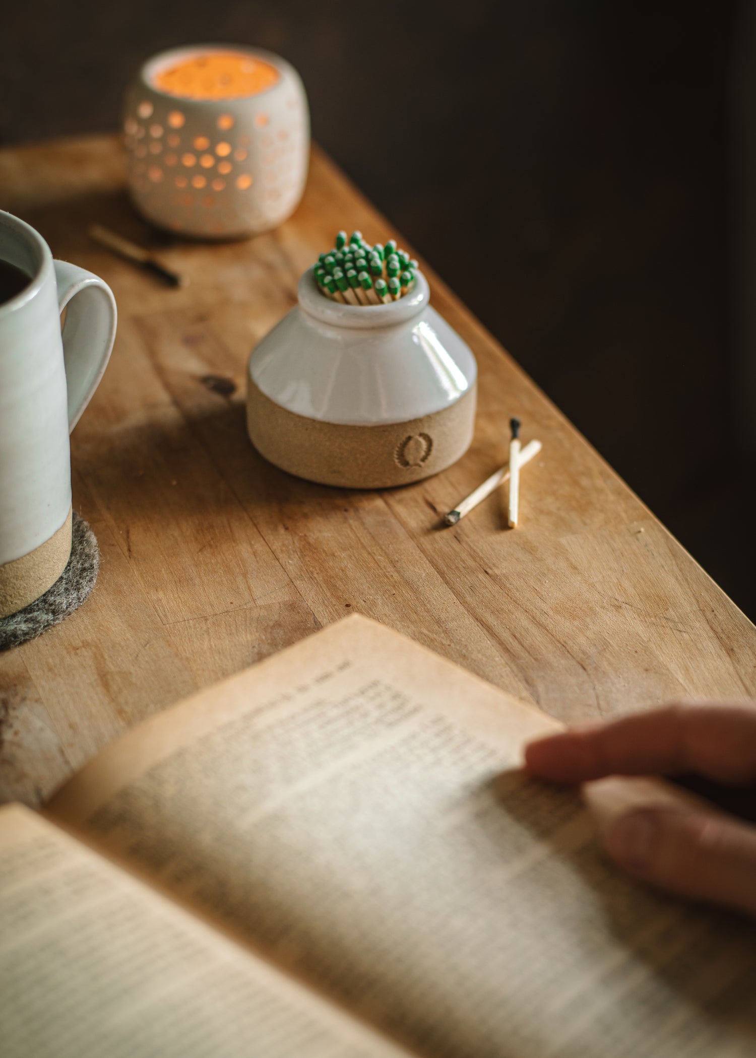 Farmhouse Pottery - Milk Bottle Match Striker