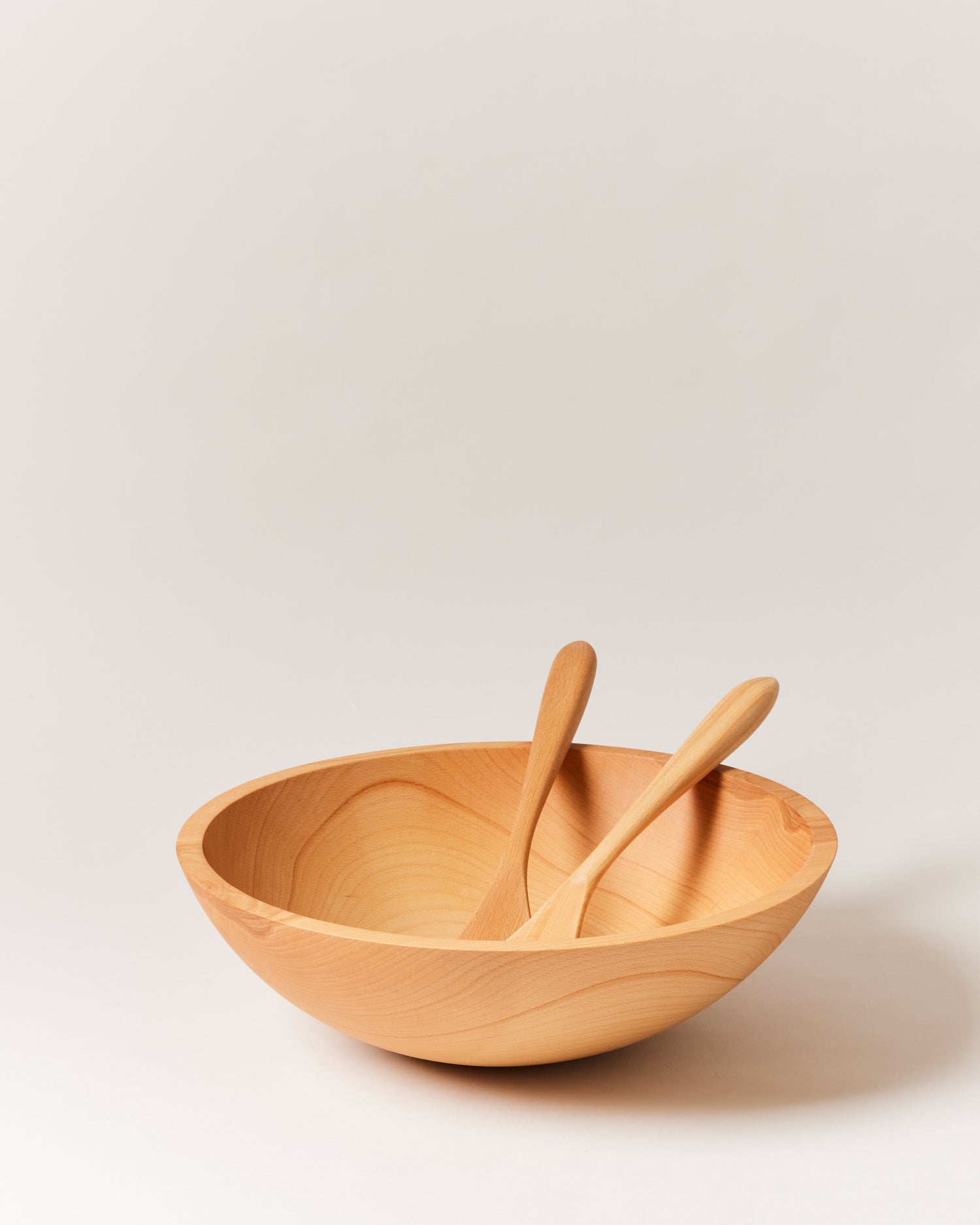 Farmhouse Pottery - Crafted Salad Servers - Walnut