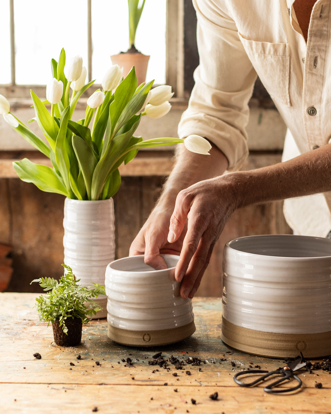 Farmhouse Pottery - Trunk Garden Pot