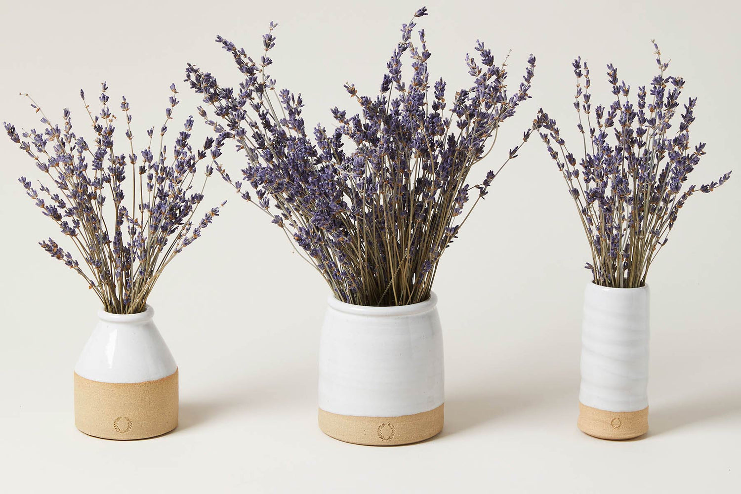 Farmhouse Pottery - Lavender Vase Set