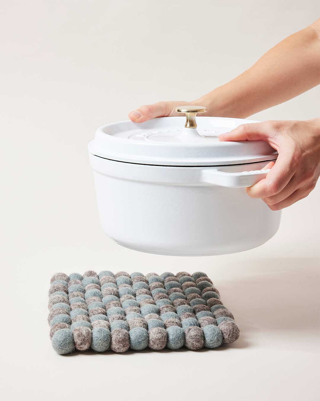 Farmhouse Pottery - Artisan Felt Pom Pom Trivet