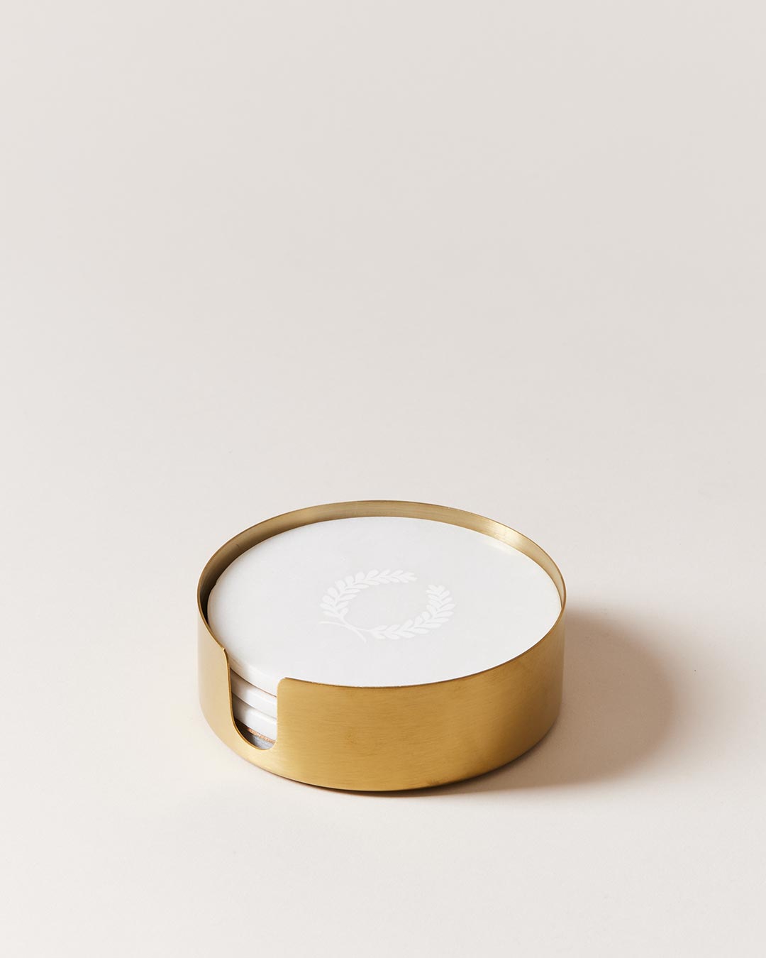 Farmhouse Pottery - Marble Laurel Coasters